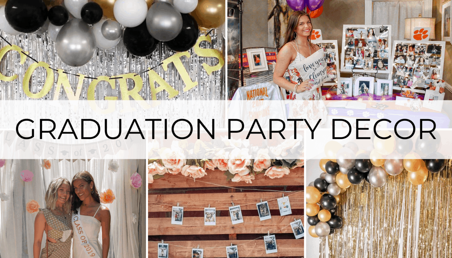 23 Graduation Party Decor Ideas To Use That Will Make Your Party One to ...