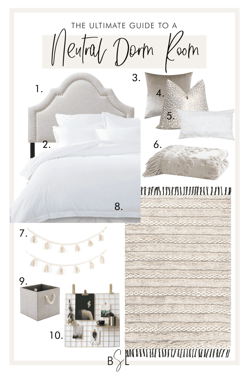 The Ultimate Guide To A Neutral Dorm Room - By Sophia Lee