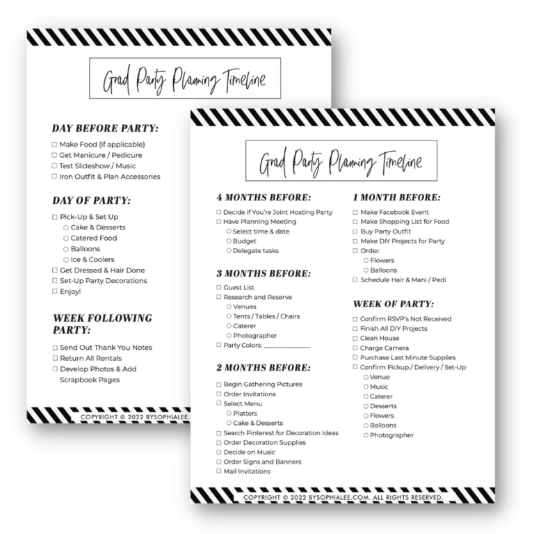 23 Graduation Party Decor Ideas To Use That Will Make Your Party One to Remember - By Sophia Lee