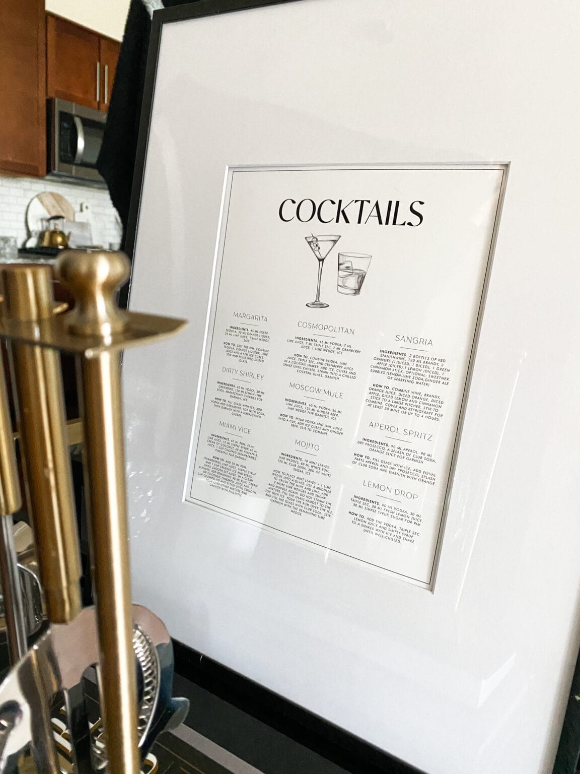 BAR CART ART | 6 Free Bar Cart Printables We’re Obsessing Over - By ...
