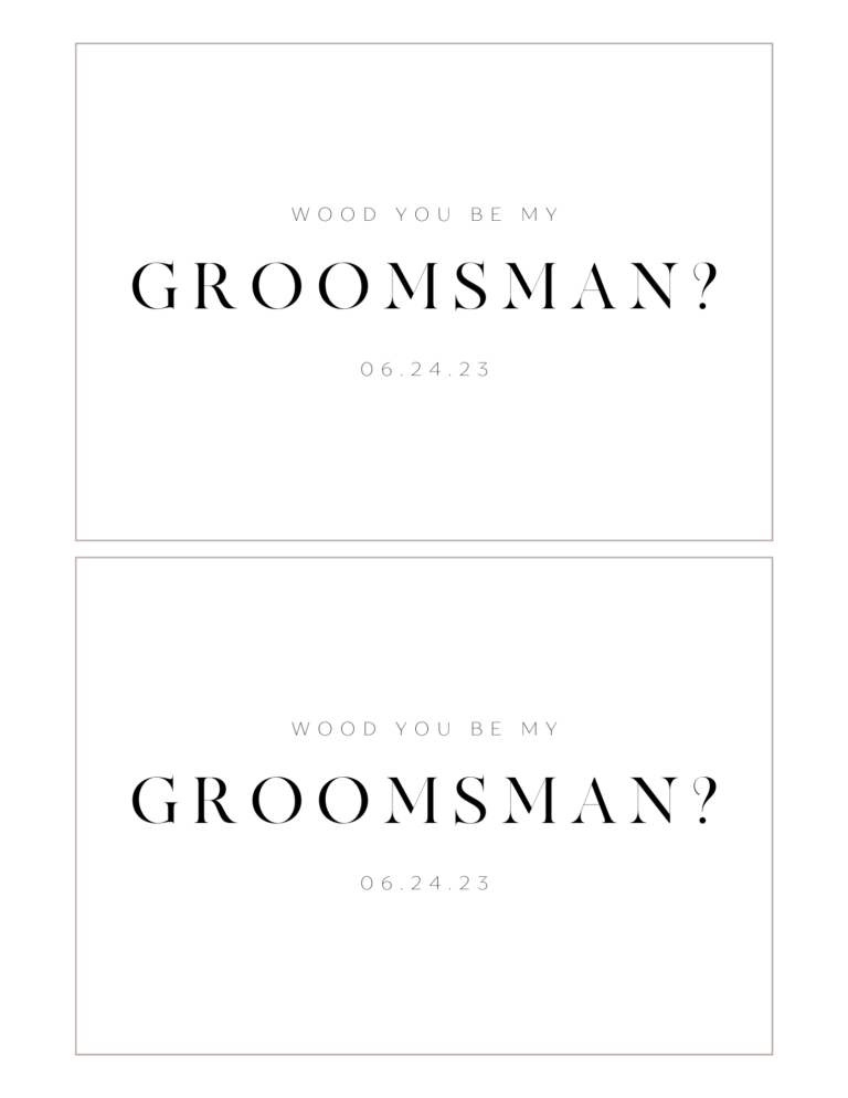 The Ultimate Guide to Groomsmen Proposals| How My Fiancé Popped the ...