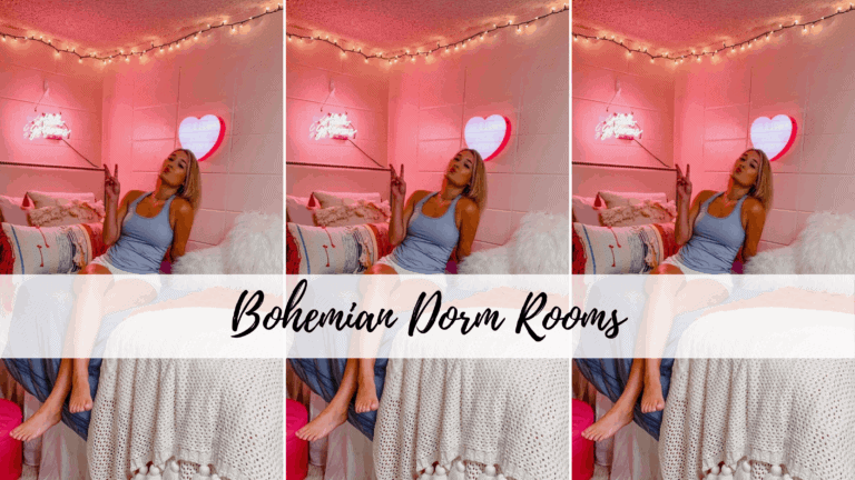 Trendy Boho Dorm Room Decor | How To Turn Your Bland Dorm Room Into A ...