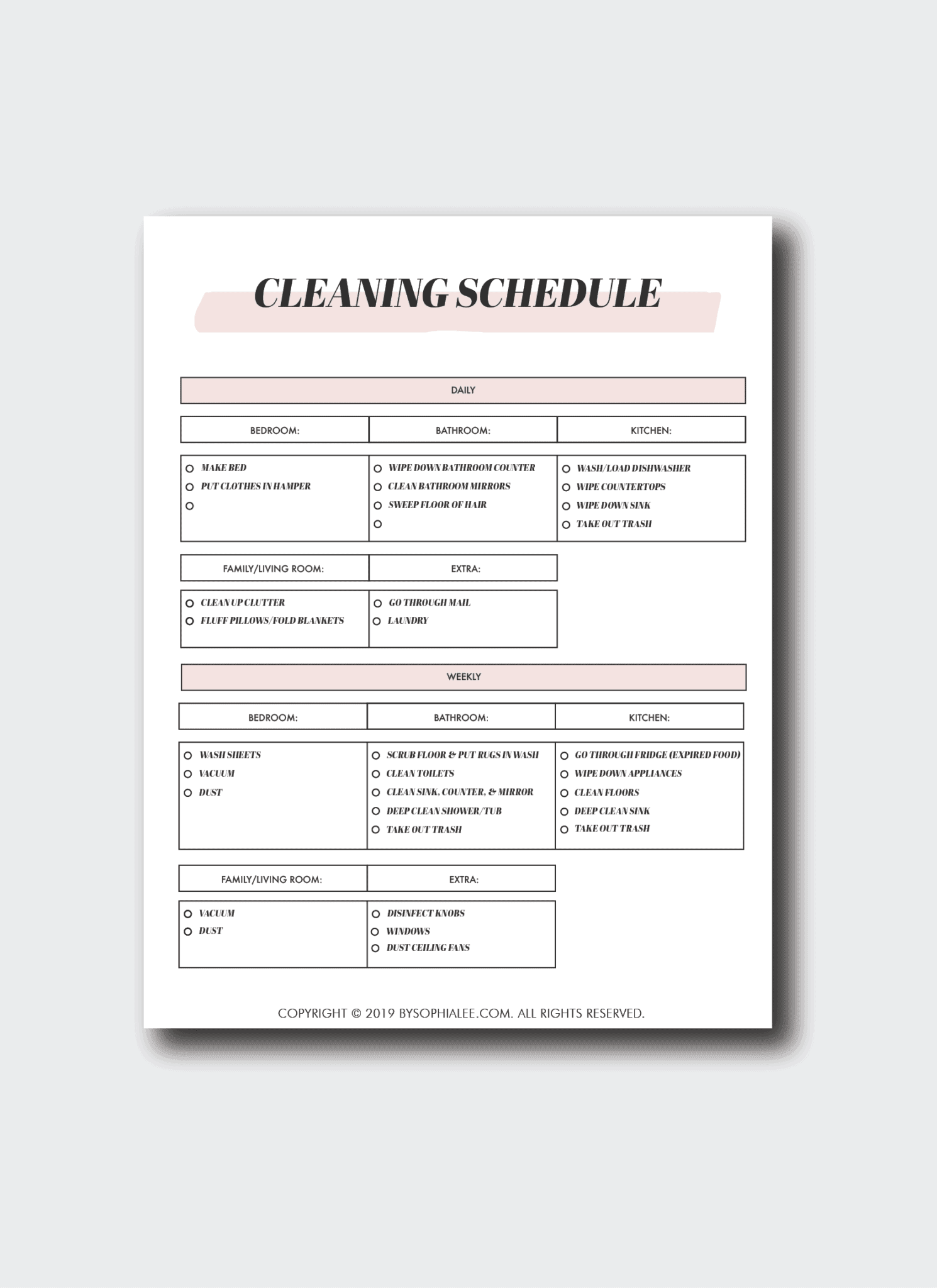 The Ultimate Spring Cleaning Checklist For Your Dorm That Every College ...