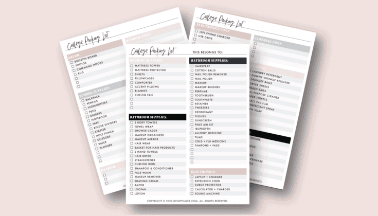 College Dorm Packing List: The Ultimate List of Dorm Room Essentials ...