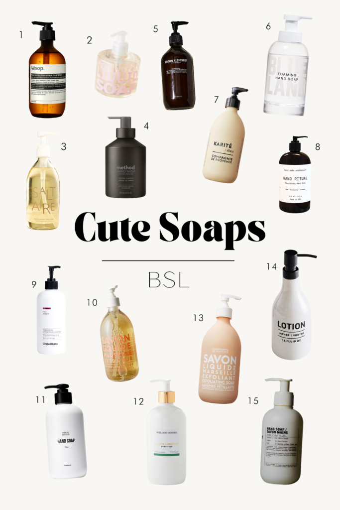 Cute Soaps That Will Elevate Any Bathroom or Kitchen - By Sophia Lee