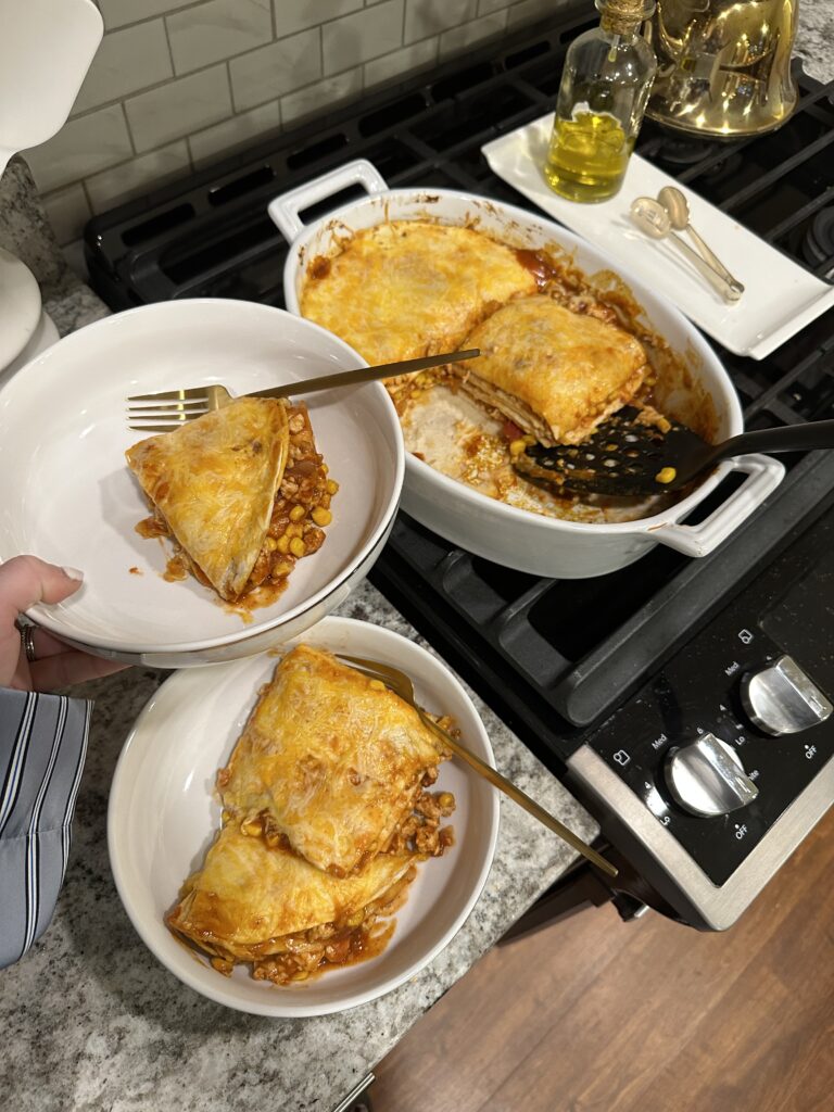 Quick & Easy Dinner Ideas: Enchilada Casserole - By Sophia Lee