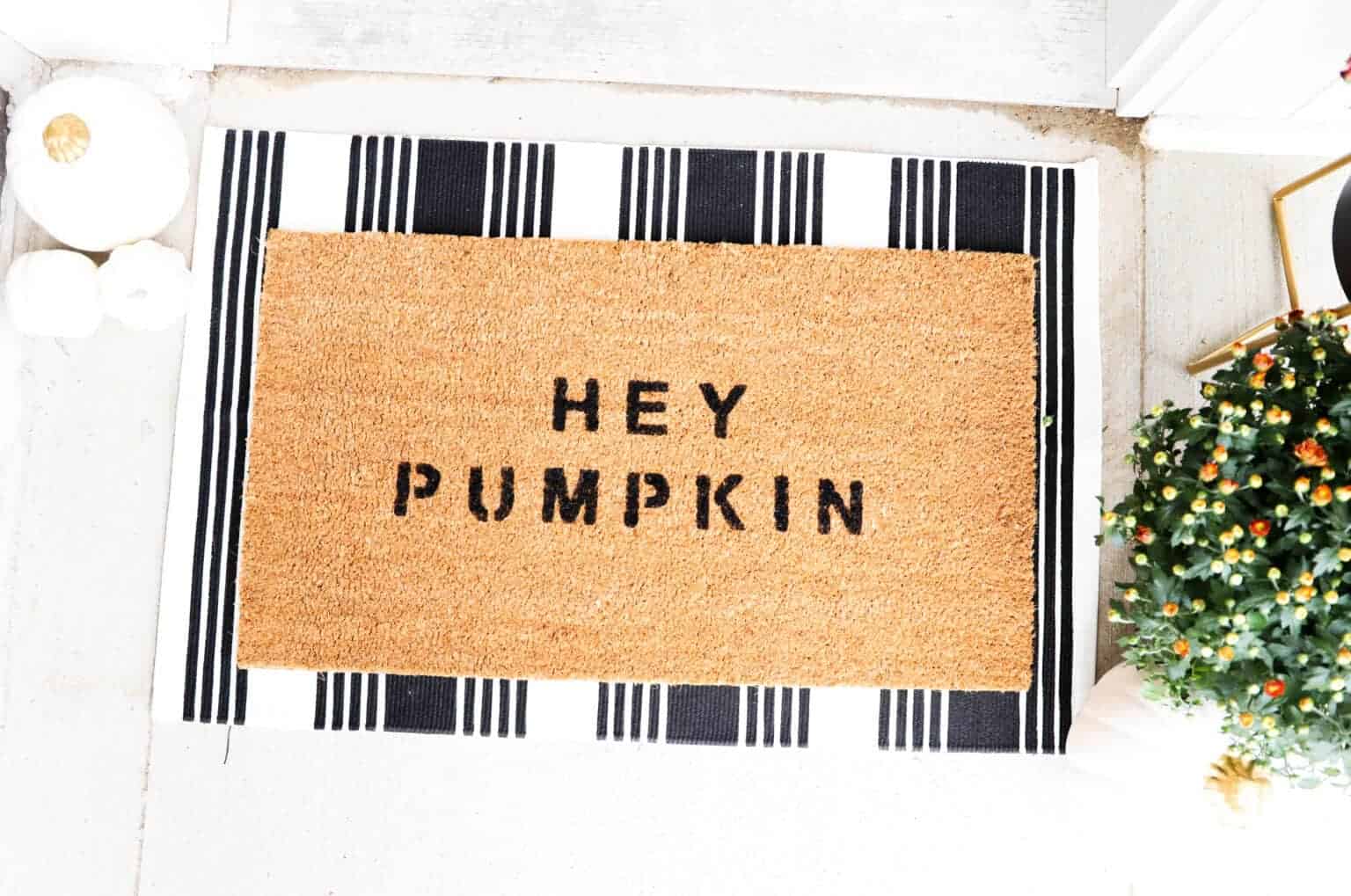 10+ Fall Door Mats We Are Loving For This Year (+ how to DIY a fall ...
