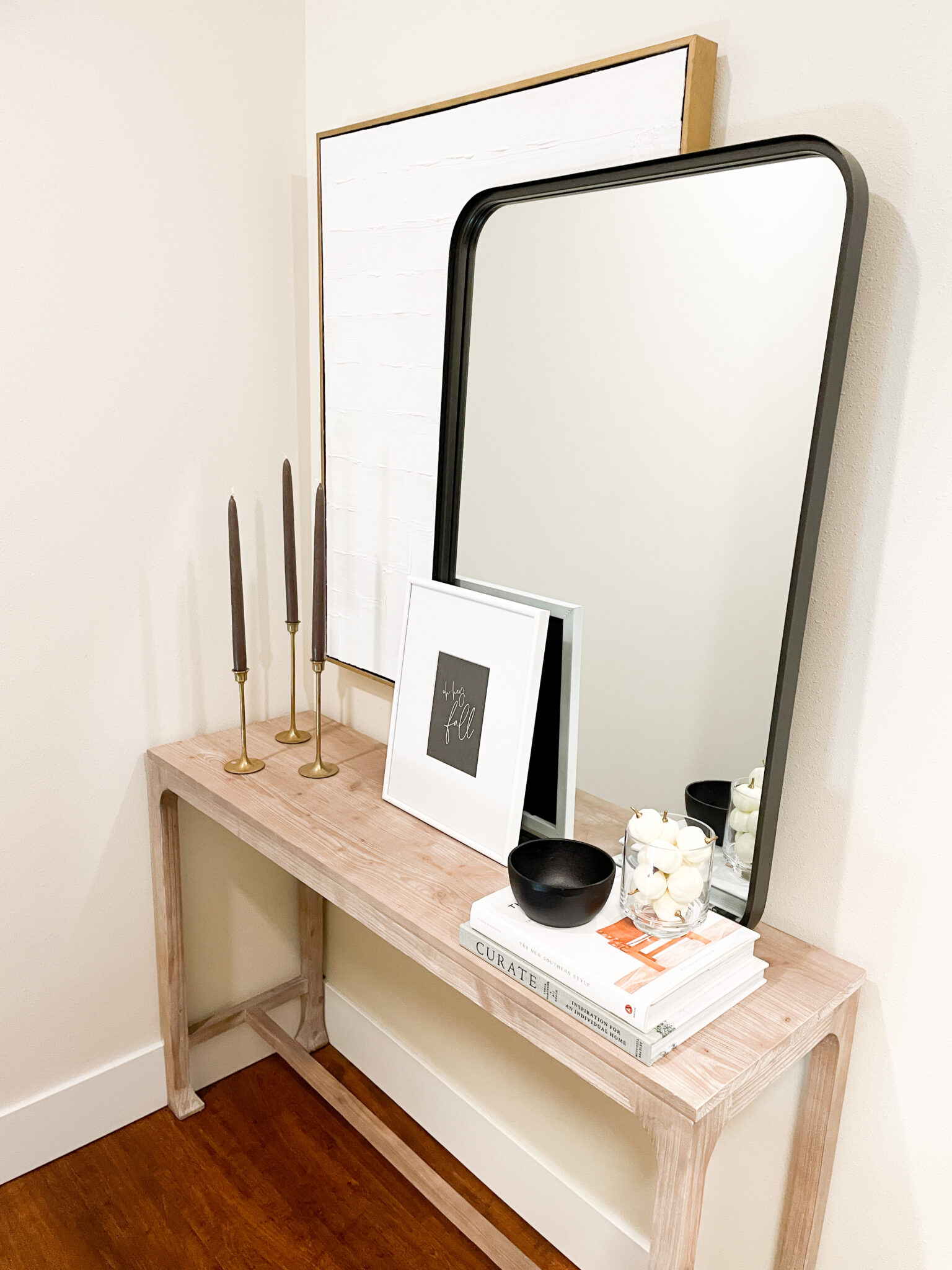 How I Decorated My Apartment Entry Way For Fall 2021 - By Sophia Lee