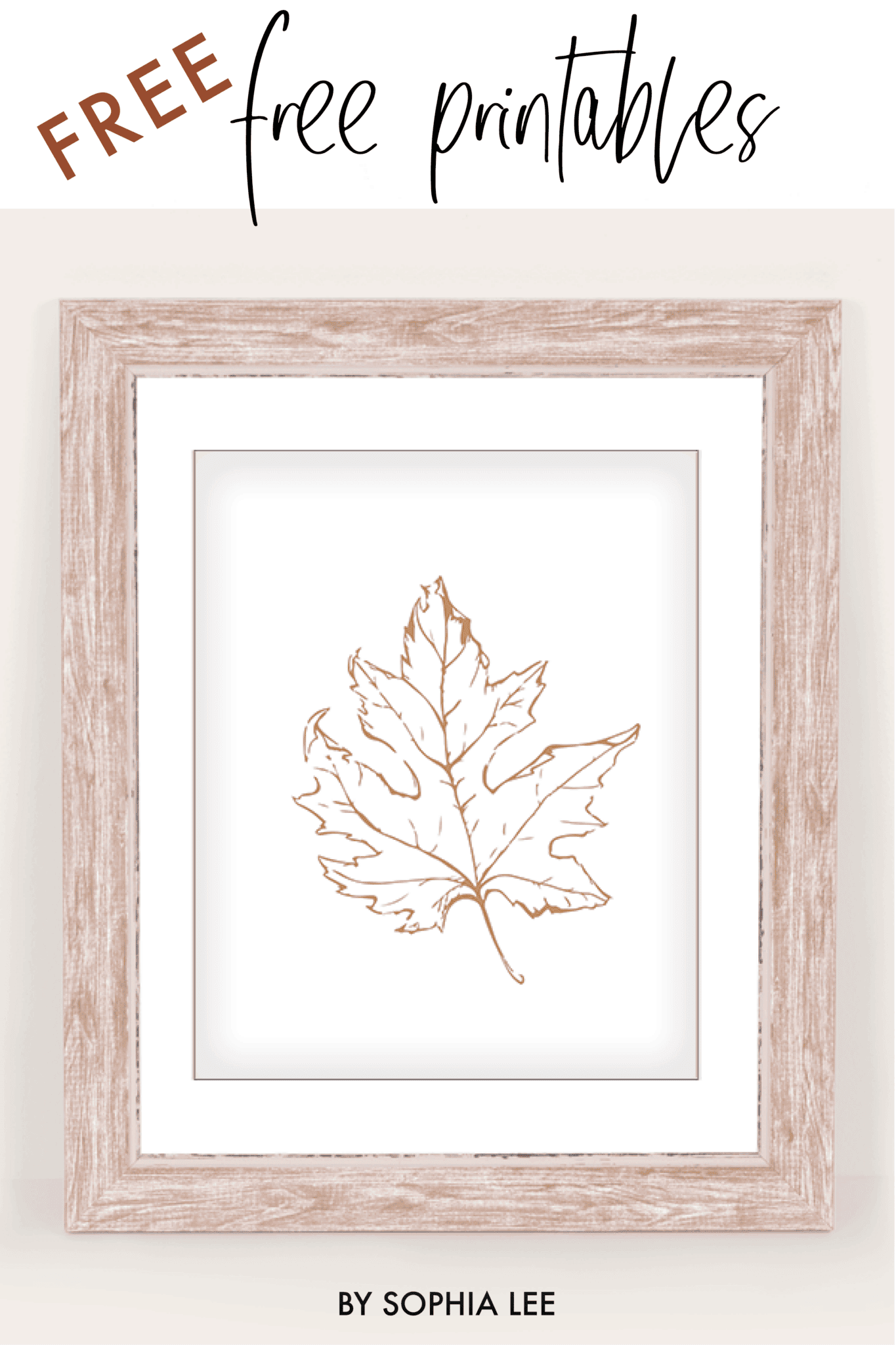 12 *Free* Fall Printables to Get Your Home Ready for Fall - By Sophia Lee