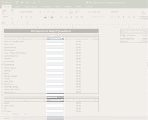 This First Apartment Budget Worksheet Will Make Your Move SO Much ...
