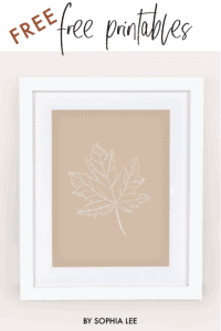12 *Free* Fall Printables to Get Your Home Ready for Fall - By Sophia Lee
