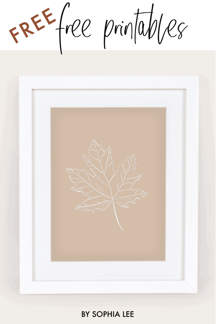 12 *Free* Fall Printables to Get Your Home Ready for Fall - By Sophia Lee