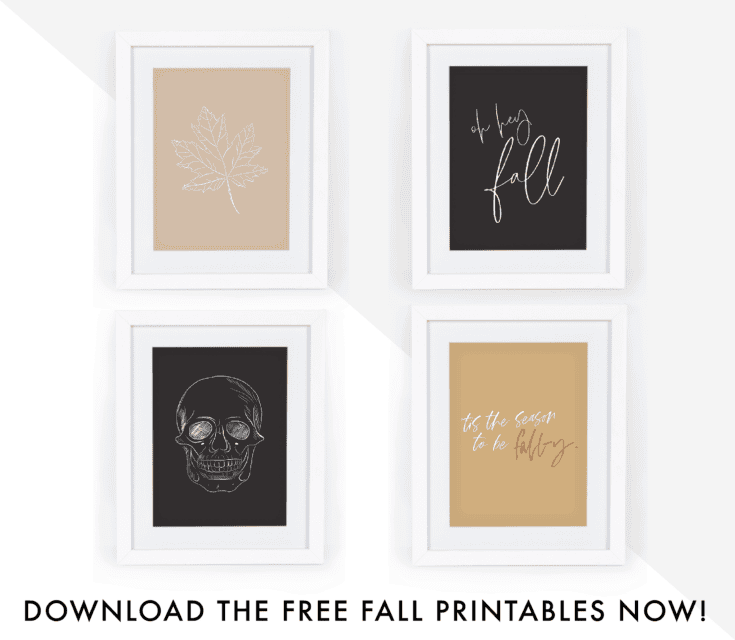 FREE FALL PRINTABLES - By Sophia Lee