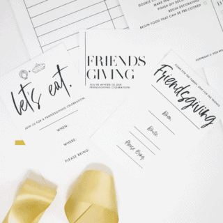 Friendsgiving Printables - By Sophia Lee