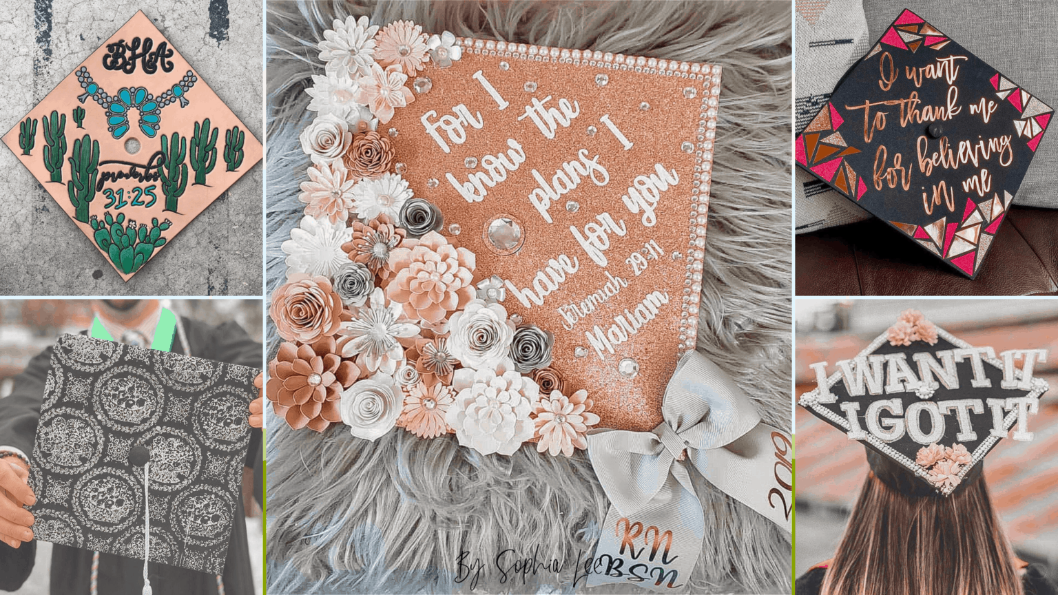 44 Best Graduation Cap Ideas We’re Obsessing Over - By Sophia Lee