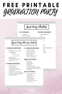 Best Graduation Party Checklist - By Sophia Lee
