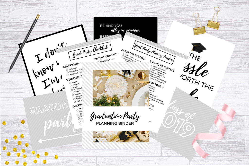 Graduation Party Planner Binder {50+ Pages} - By Sophia Lee