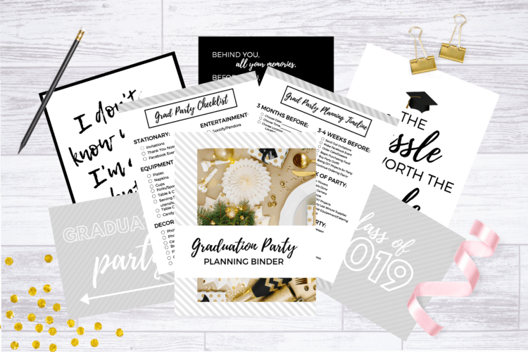 Graduation Party Planner Binder {50+ Pages} - By Sophia Lee