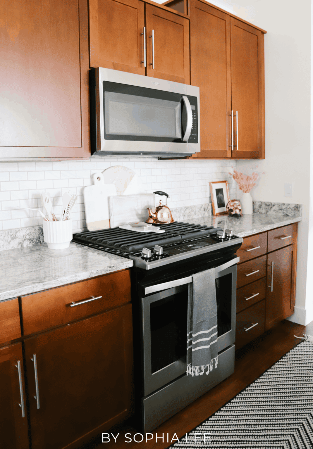 KITCHEN DECORATING IDEAS | How To Style Your Kitchen Stove - By Sophia Lee