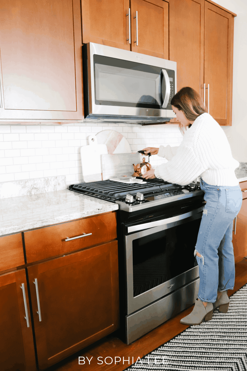 KITCHEN DECORATING IDEAS | How To Style Your Kitchen Stove - By Sophia Lee