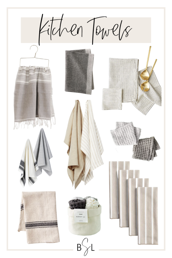 15 Trendy & Neutral Kitchen Towels We Are Obsessed With - By Sophia Lee