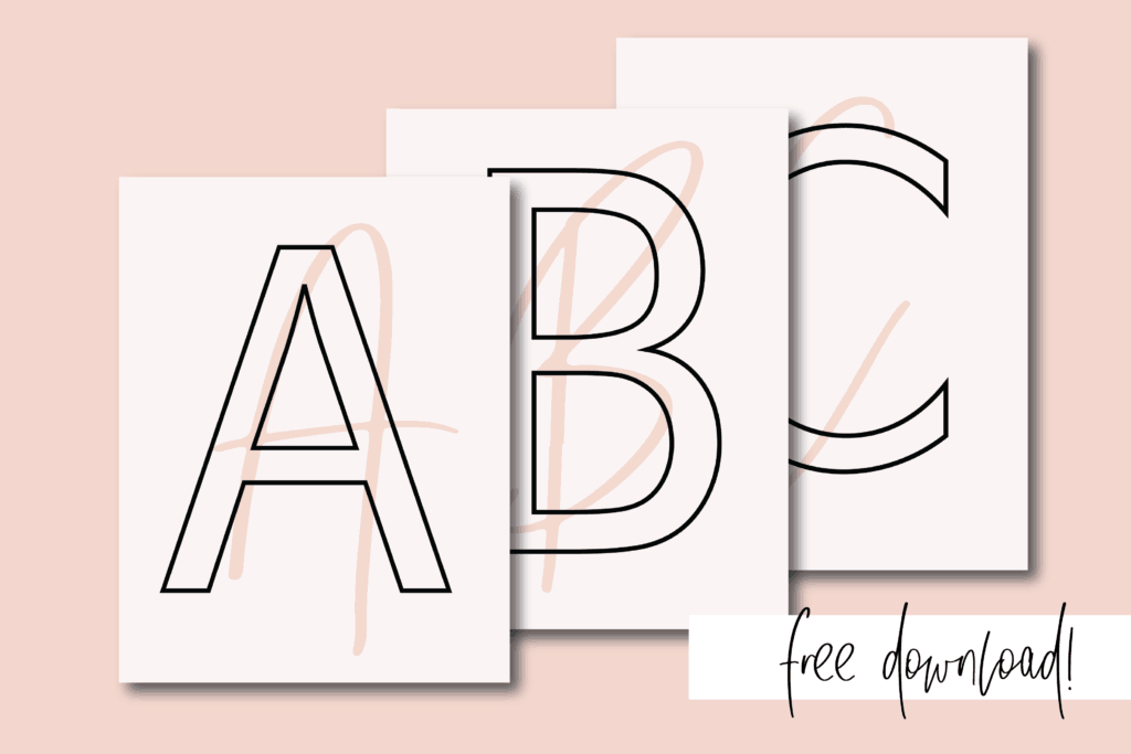 Best FREE Printable Monogram Wallpaper - By Sophia Lee