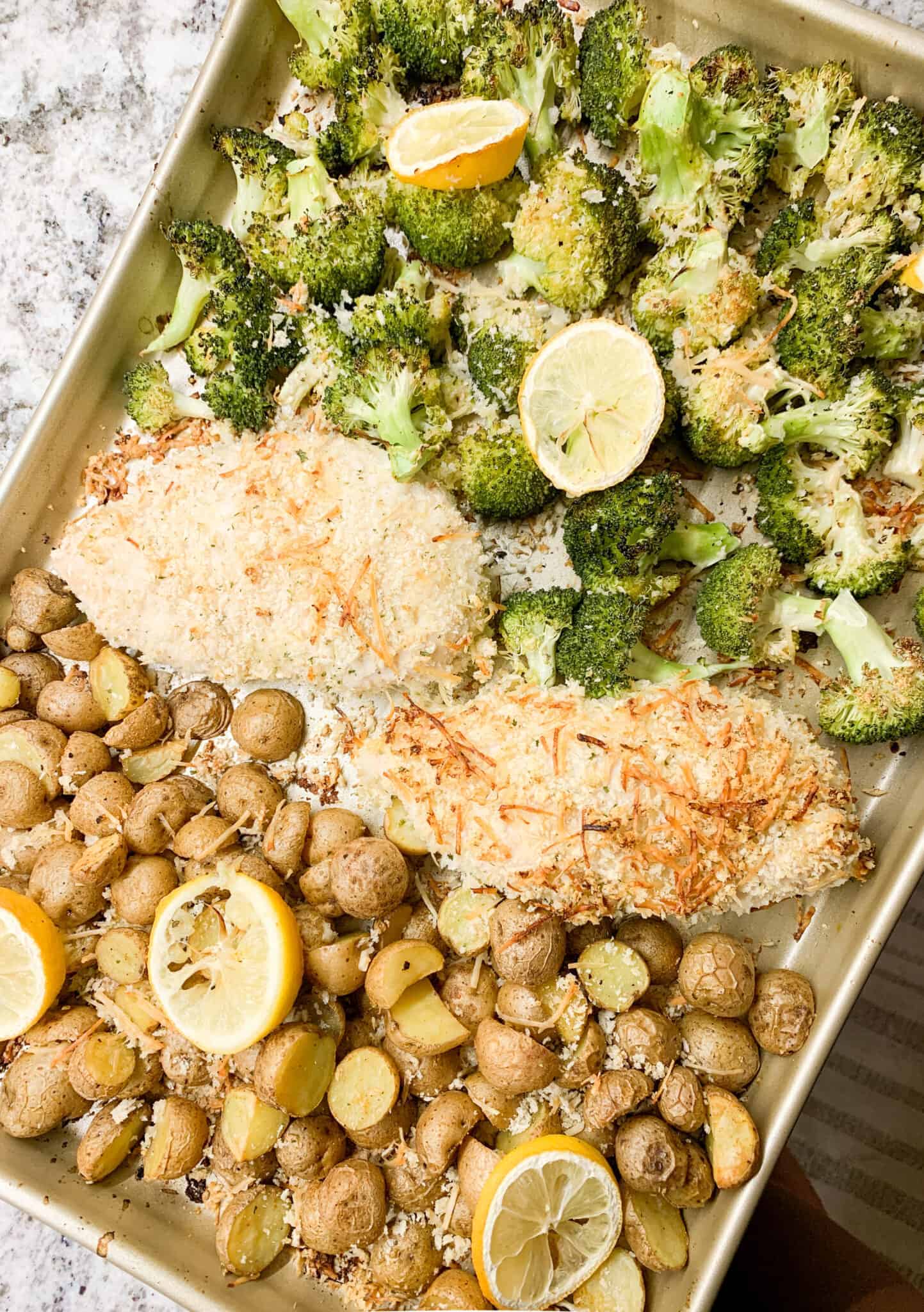 Insanely Easy One Pan Chicken and Vegetable Dinner - By Sophia Lee