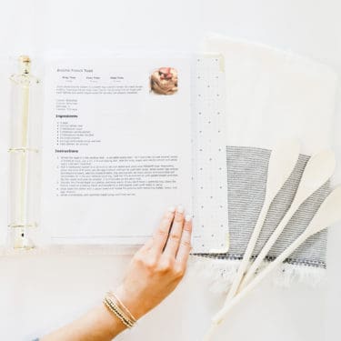 Recipe Organizer | Exactly How To Organize Recipes Using a Binder - By ...