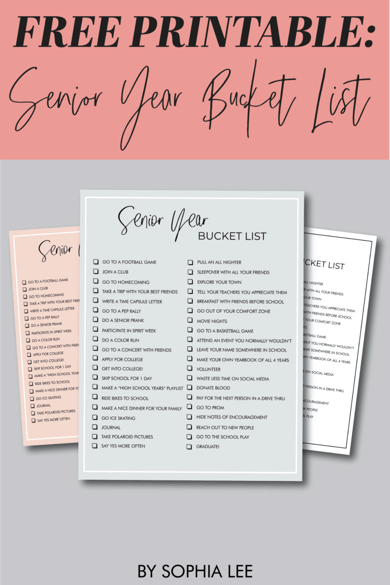 Senior Year Bucket List | 69 Insanely Fun Things To Add To Your Senior ...