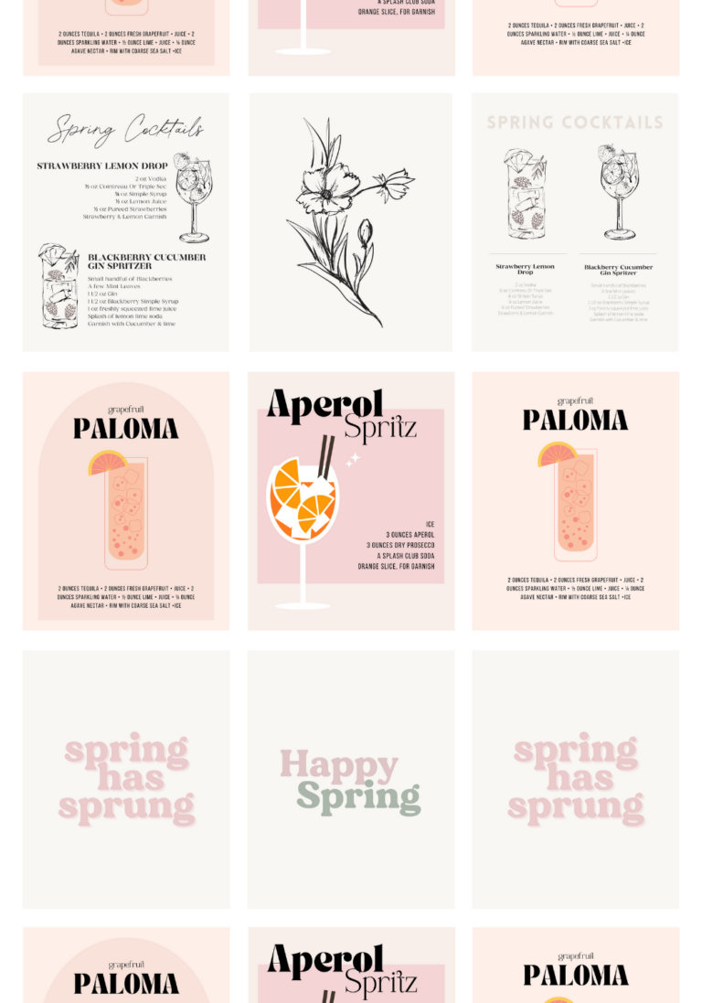 The Cutest Spring Bar Cart Ideas You Need To Copy - By Sophia Lee