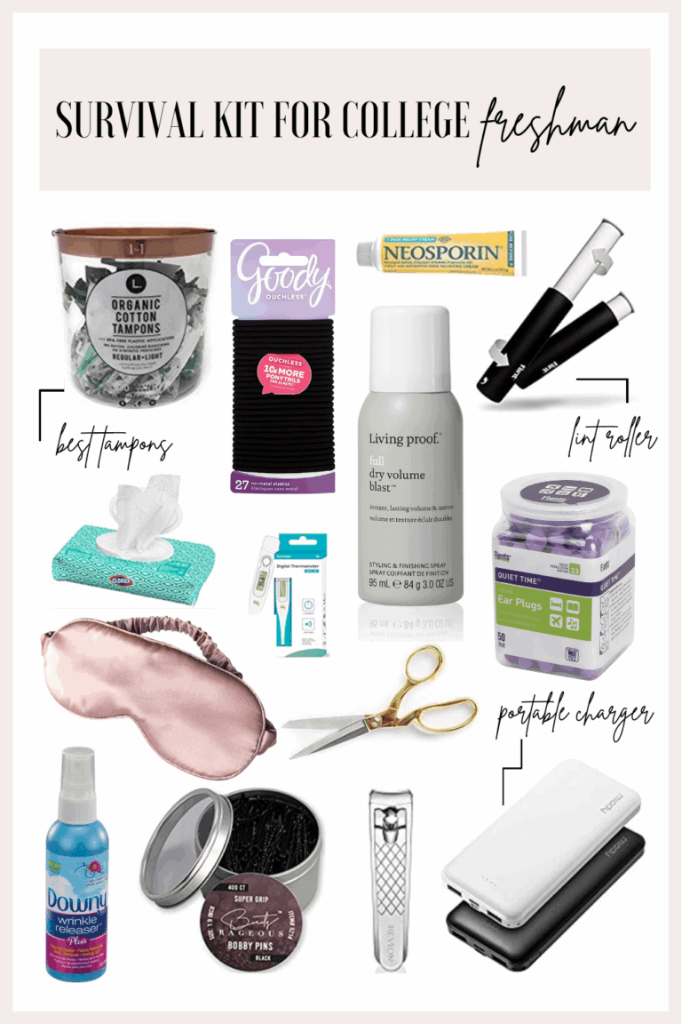 The Ultimate Survival Kit For College Freshman | 25+ Items That Will ...