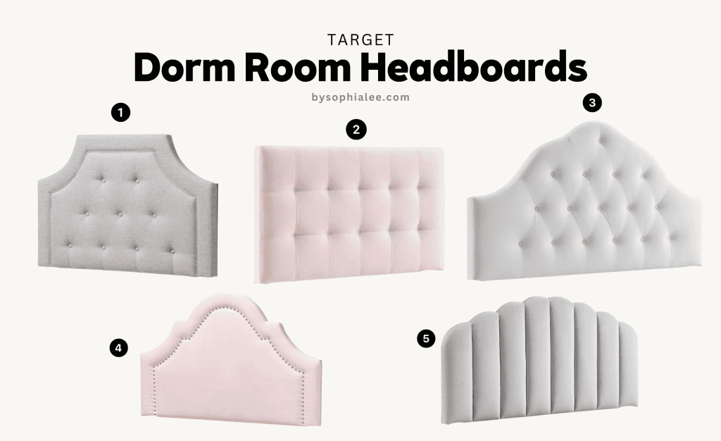 College Dorm Room Headboard - By Sophia Lee
